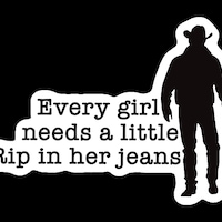 Yellowstone Rip Decal - Etsy