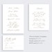 Printable Wedding Invitation Template Regency Period Theme, Classic ...