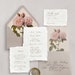 Printable Wedding Invitation Template Regency Period Theme, Classic ...