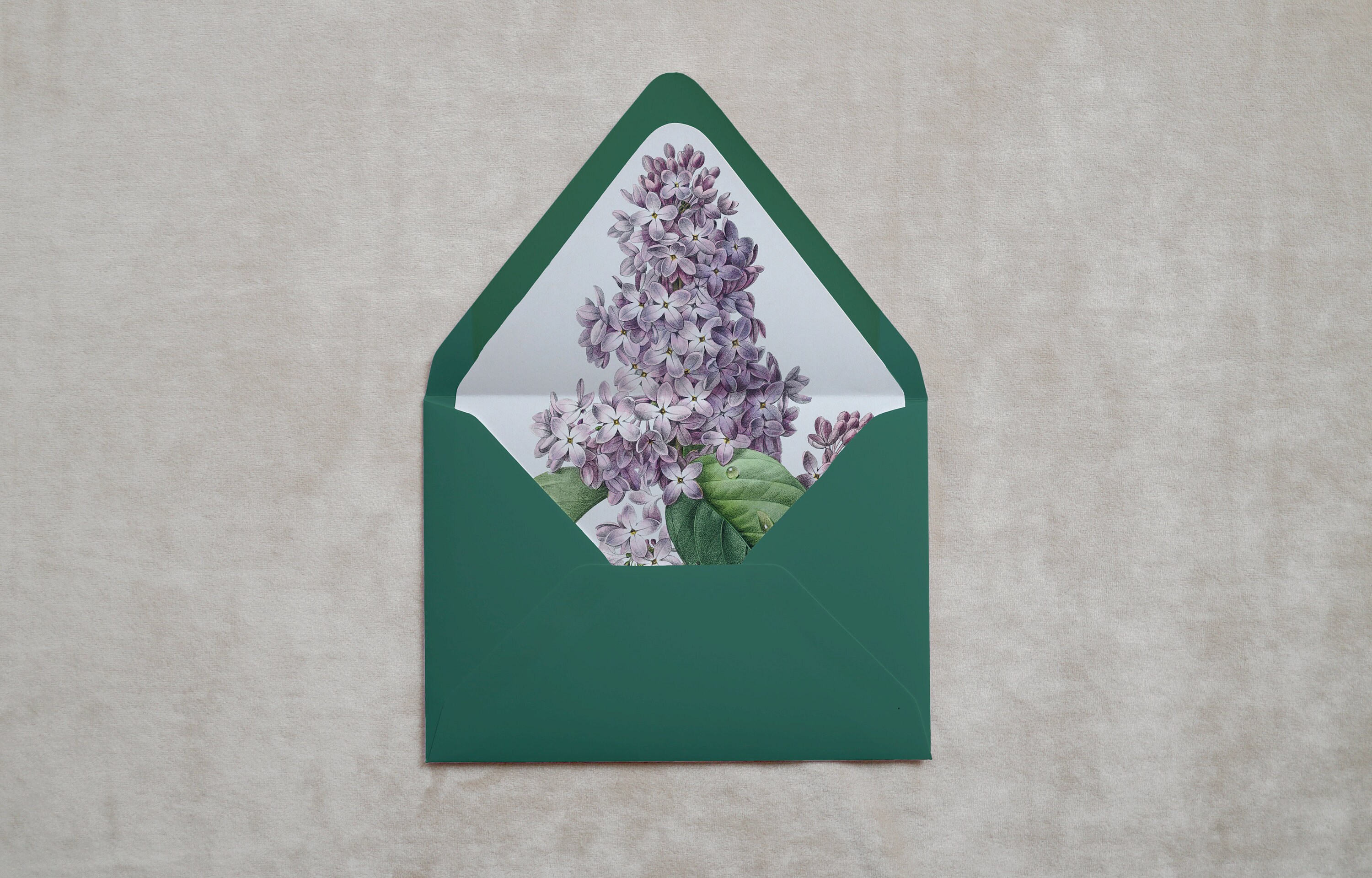 Printable Floral Envelope Liner Lilac Vintage Wedding Envelope, A7 Euro ...