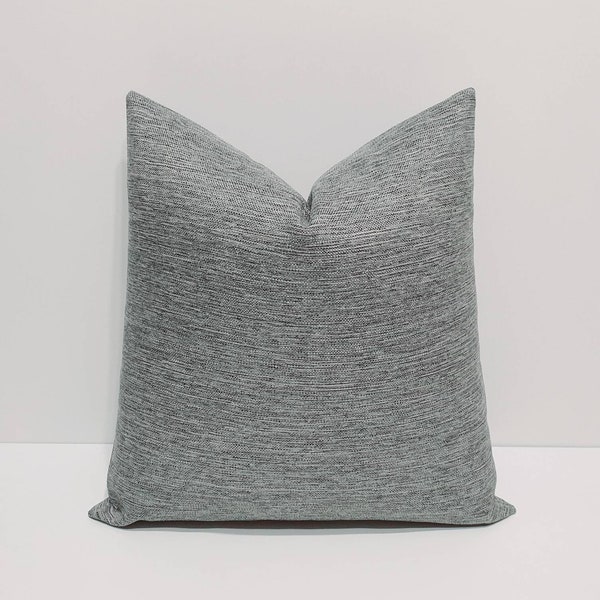 Grey Linen Pillow - Etsy