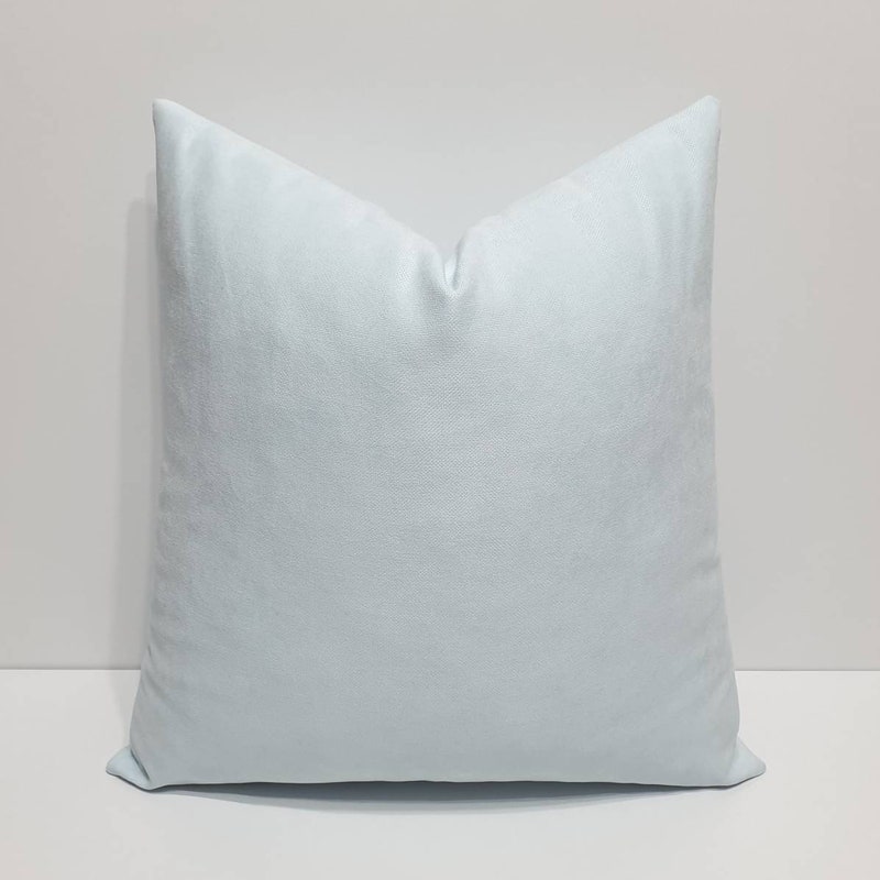 Light Blue Pillow - Etsy
