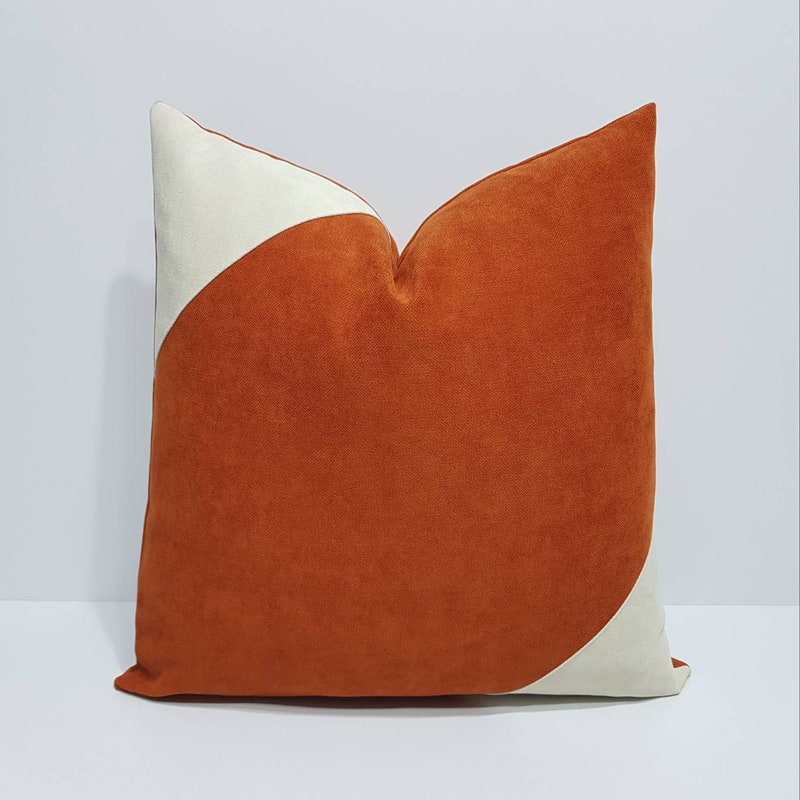 Burnt Orange Pillow - Etsy