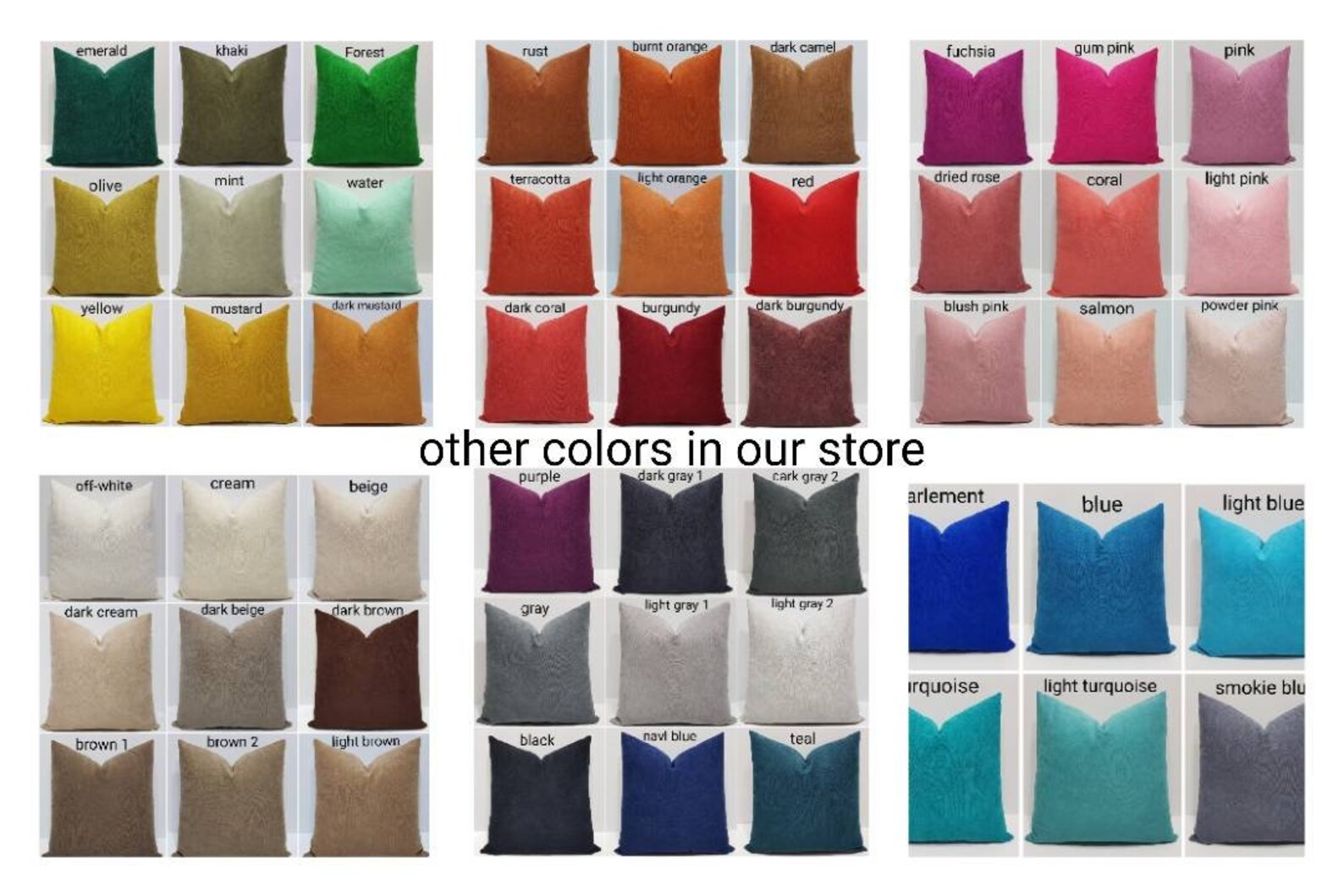 Rust Pillow Cover Rust Cushion Cover Rust Color Throw - Etsy