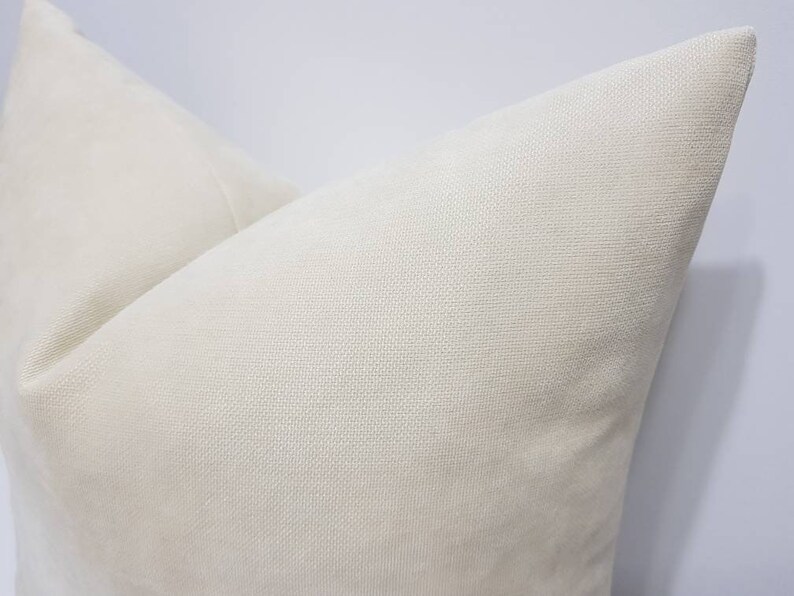 Cream pillow cover cream cushion cover cream throw pillows | Etsy