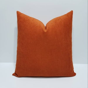 Burnt Orange Pillow Cover Orange Cushion Case Orange and Cream Pillow Geometric Throw Pillow Cover Farmhouse Lumbar Pillow Case Etsy