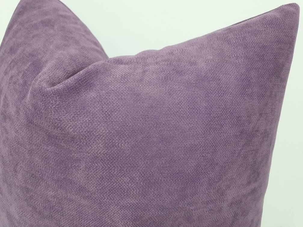Purple Pillow Cover Purple Cushion Cases Light Purple Throw - Etsy