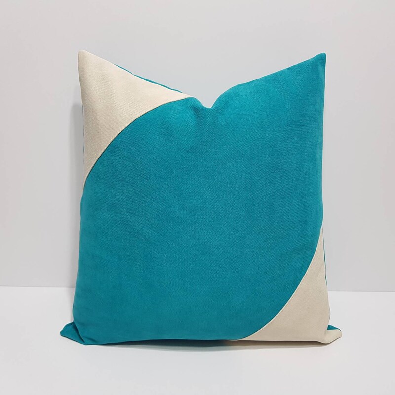 Turquoise Pillow - Etsy