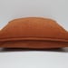 Rust Pillow Cover, Rust Cushion Cover, Rust Color Throw Pillows ...