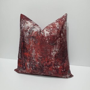 Burgundy Pillow Cover, Burgundy Cushion Case, Luxury Lumbar Pillow ...