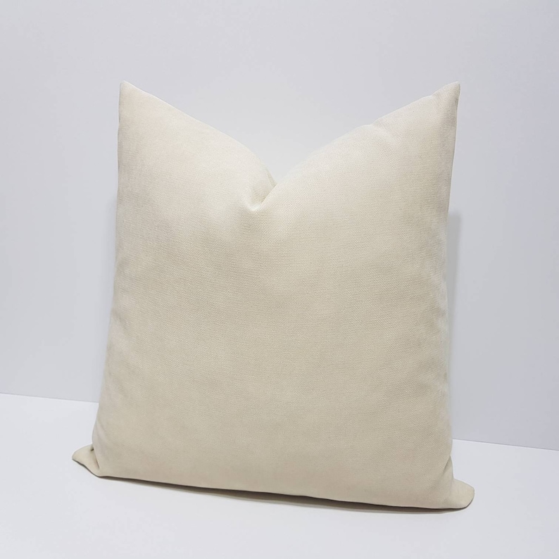 Cream pillow cover cream cushion cover cream throw pillows | Etsy