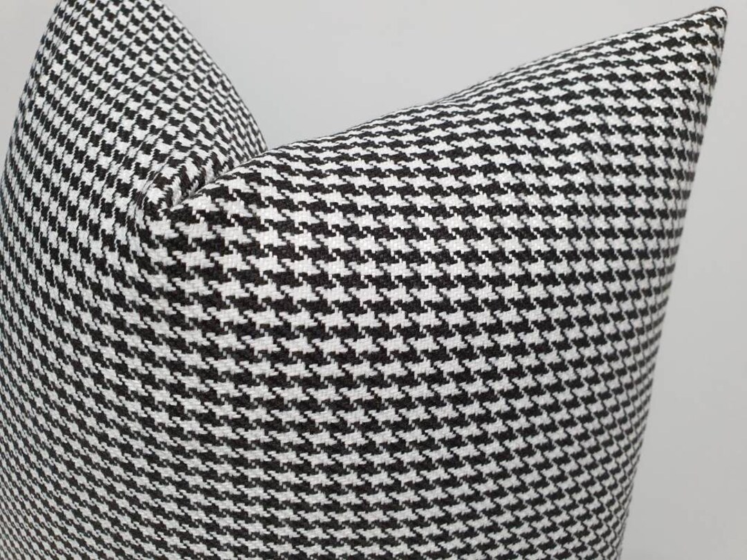 Linen Black and White Pillow Cover, Black White Home Decor, Linen ...