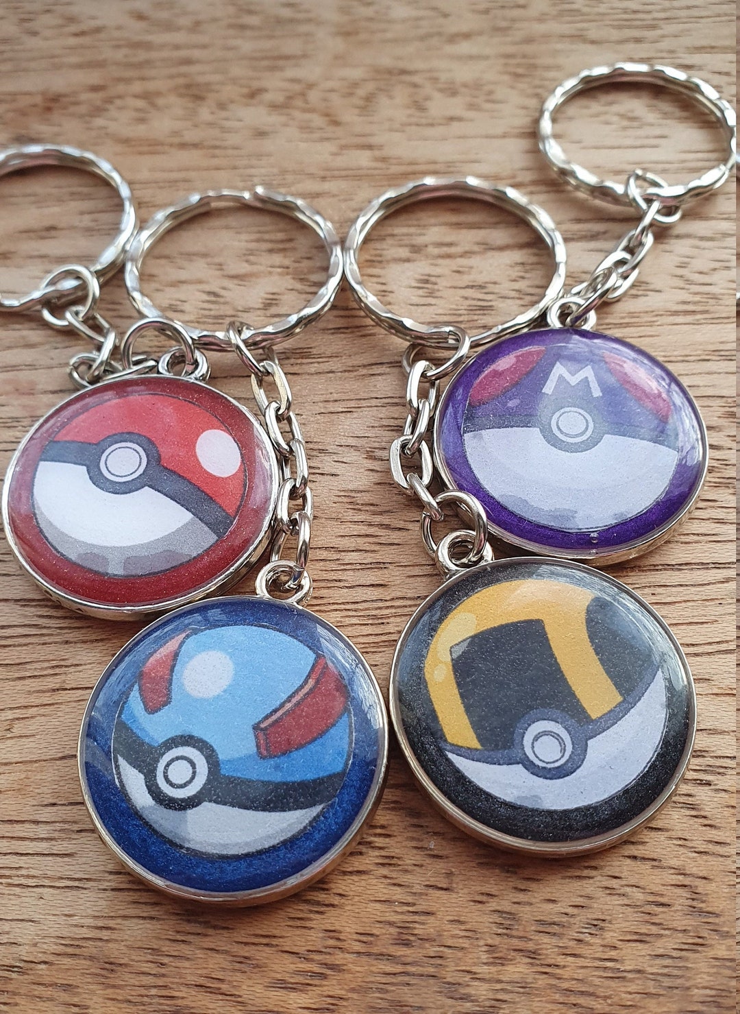 Poke Ball Keyrings, Ultra Ball, Master Balls, Great Ball, Pokémon ...