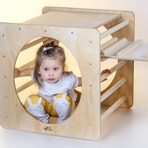 Double Climbig Cube Set, Climbing Frame, Transformale Climbing Cube ...