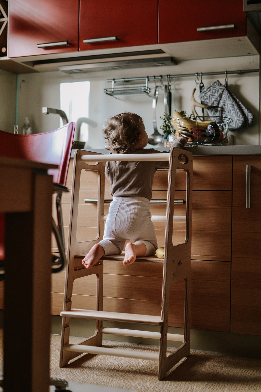 Kitchen, Helper Tower, Kitchen Stool, Montessori Kitchen Tower ...