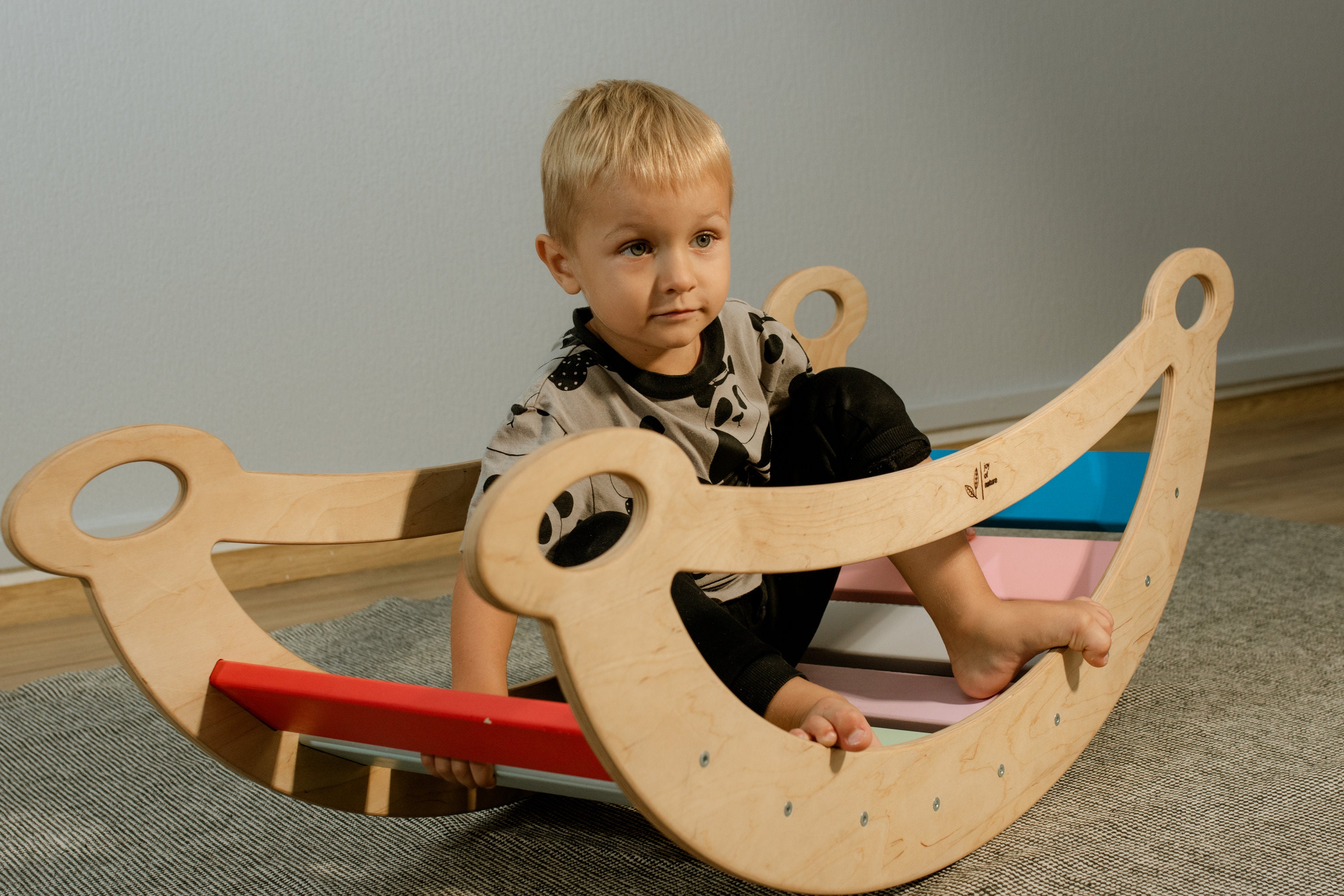 Rocker Rocking Arch Arch Rocker Wooden Rocker Montessori - Etsy