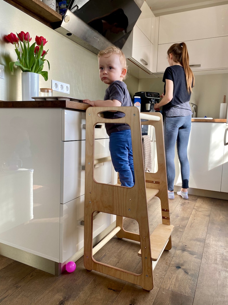 Kitchen Helper Tower Learning Tower Montessori Helper Tower - Etsy