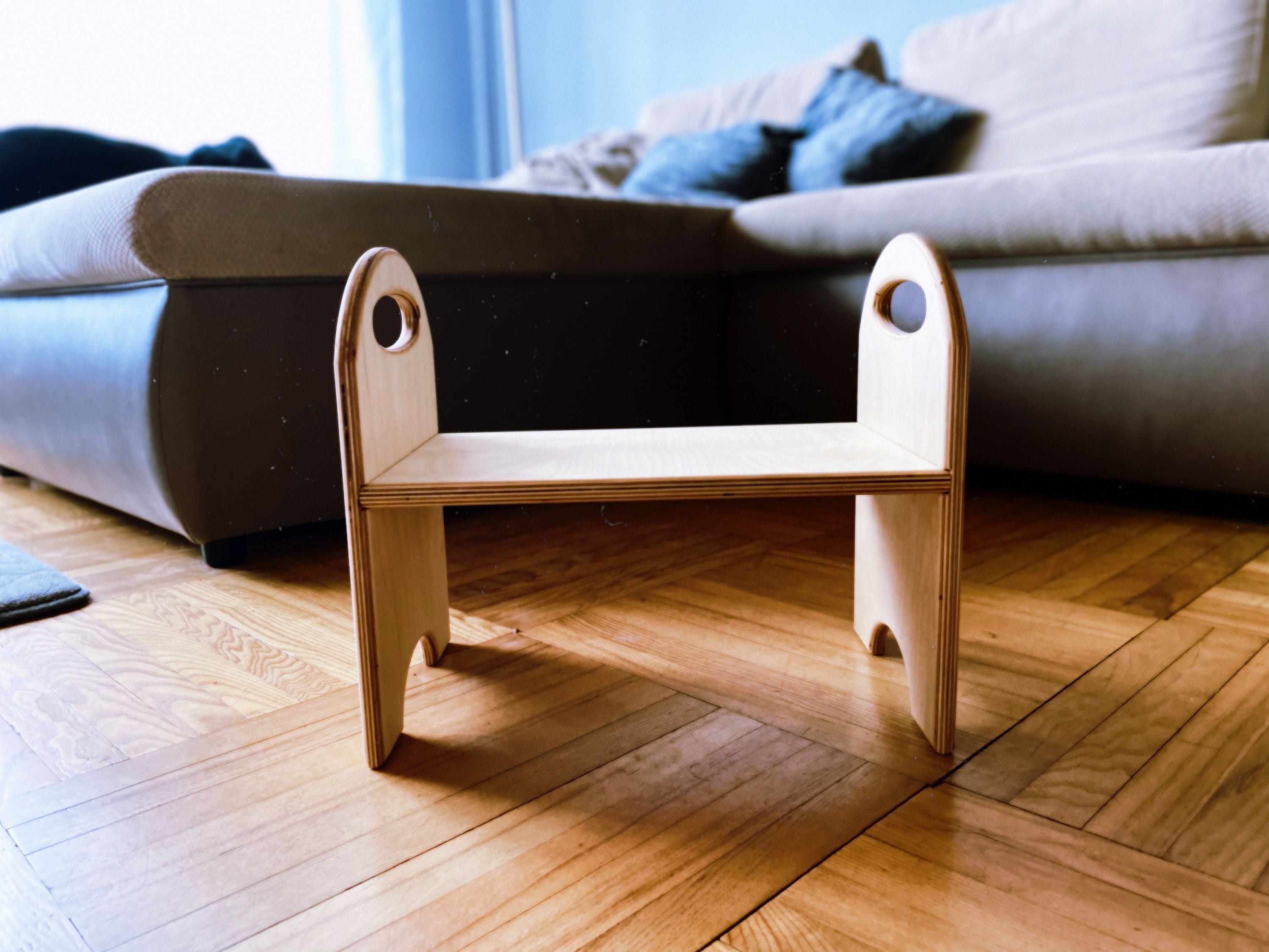 Personalized Toddler Step Stool – Montessori Wooden Stool With Name ...