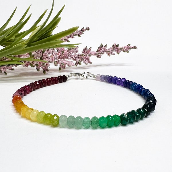 Rainbow Bracelet - Etsy