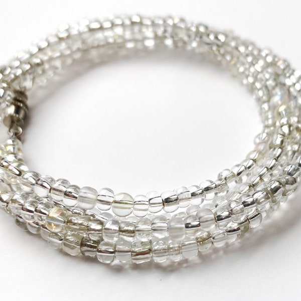 Men Glass Seed Bead Bracelet - Etsy Men Glass Seed Bead Bracelet - Etsy