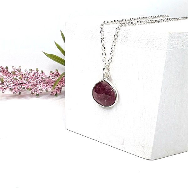 Raw Ruby Jewelry - Etsy