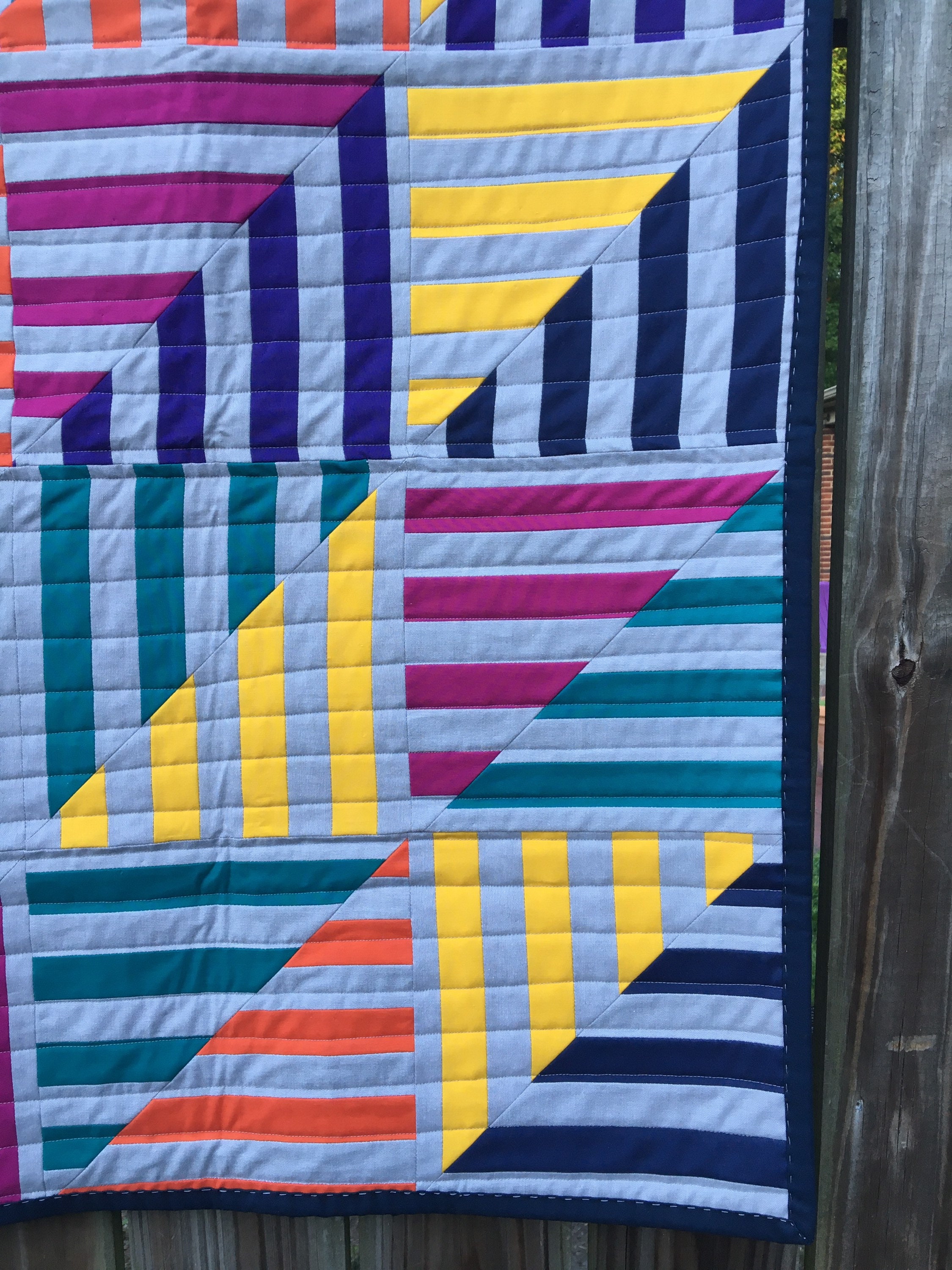 Stripes Baby Quilt - Etsy