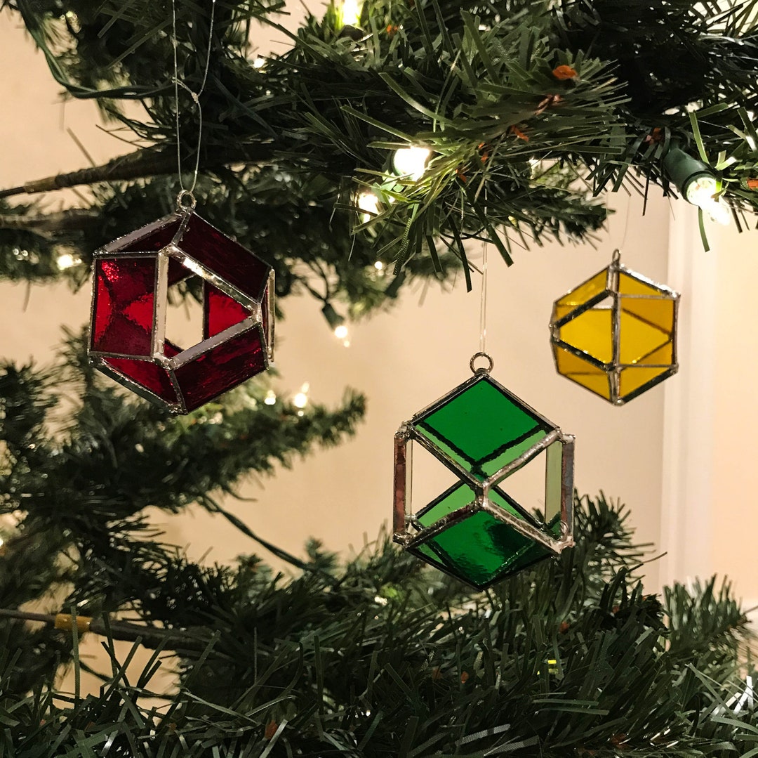Stained Glass Christmas Suncatcher / Ornament - Etsy