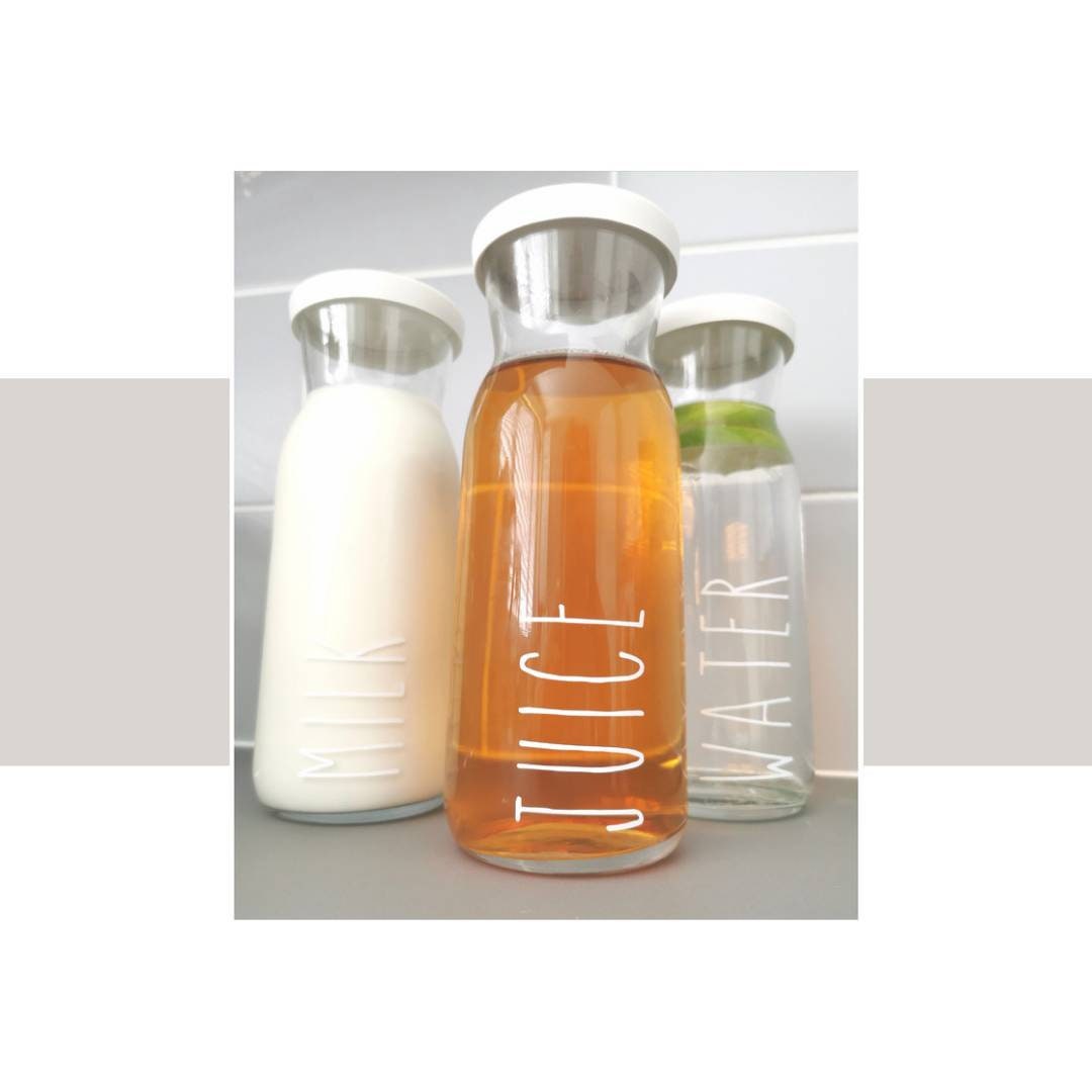 Personalised Glass Carafe Bottle With Lid 700mL Mrs Hinch | Etsy