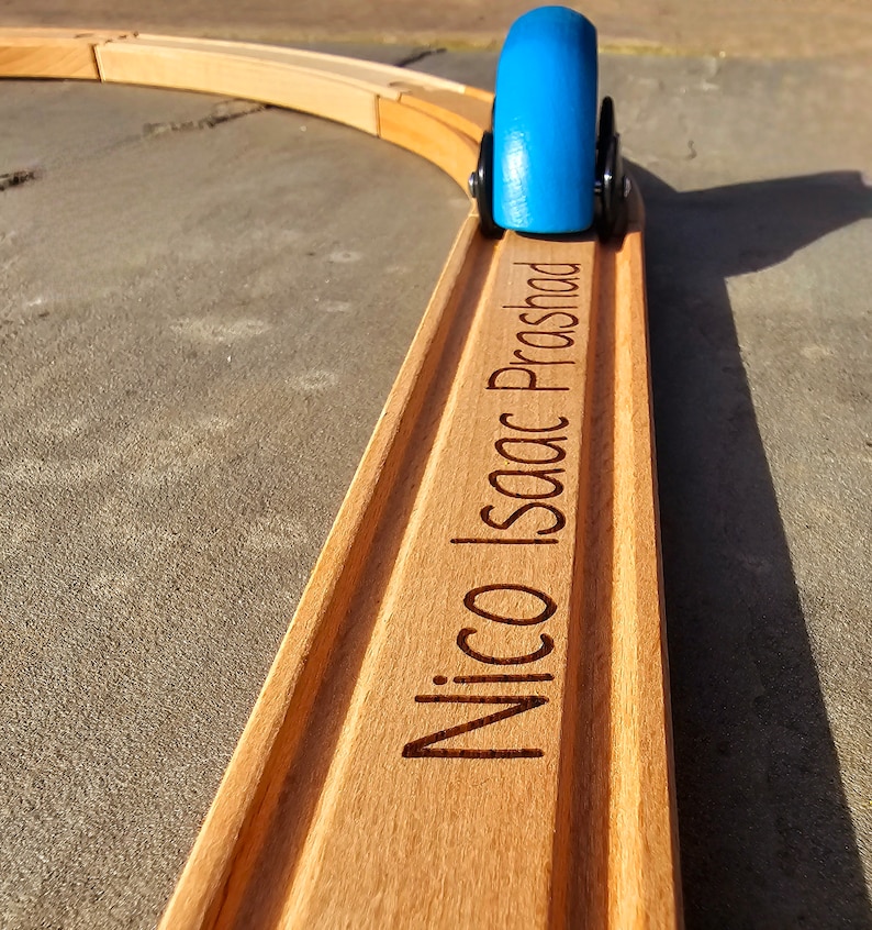 Personalised Engraved Wooden Kids Toy Train Track Set , Perfect Child ...