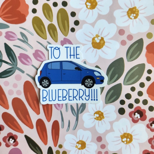 Blueberry Stickers - Etsy
