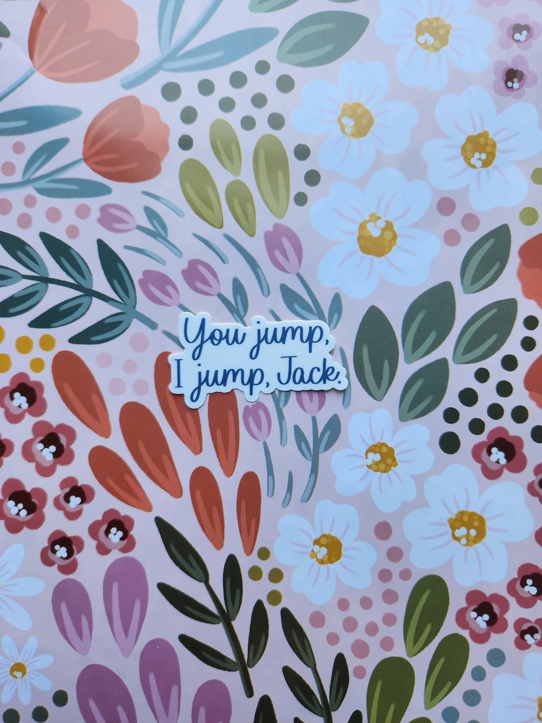 You Jump I Jump Jack Vinyl Sticker Gilmore Girls Vinyl - Etsy