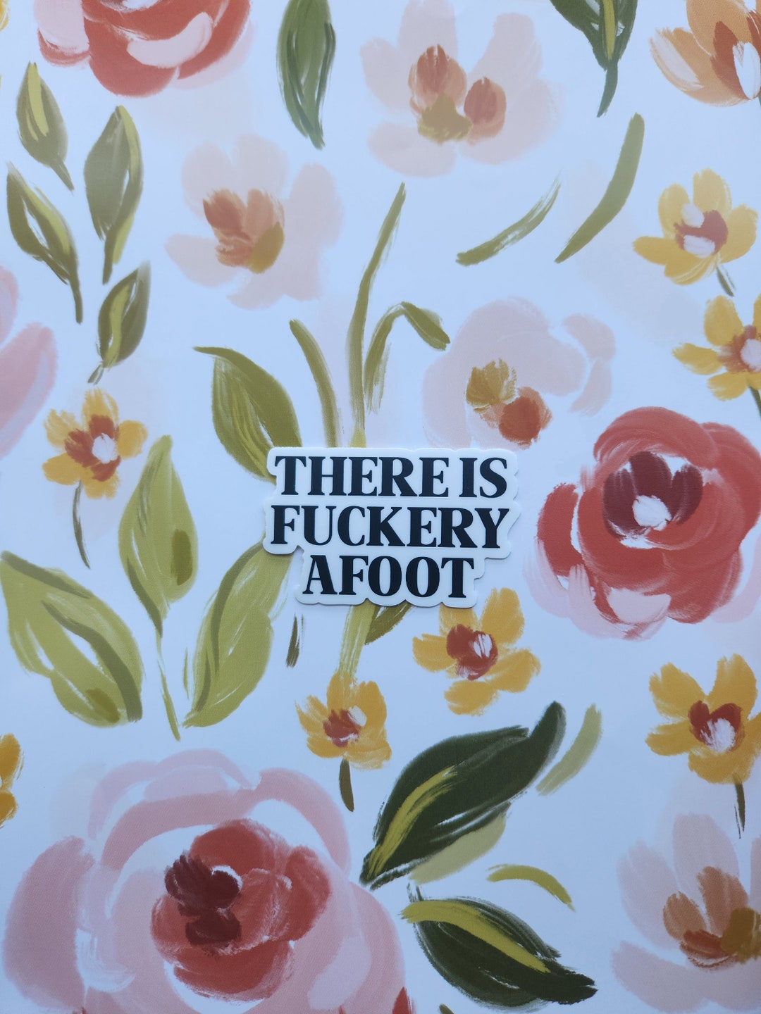 There is Fuckery Afoot Vinyl Sticker - Etsy
