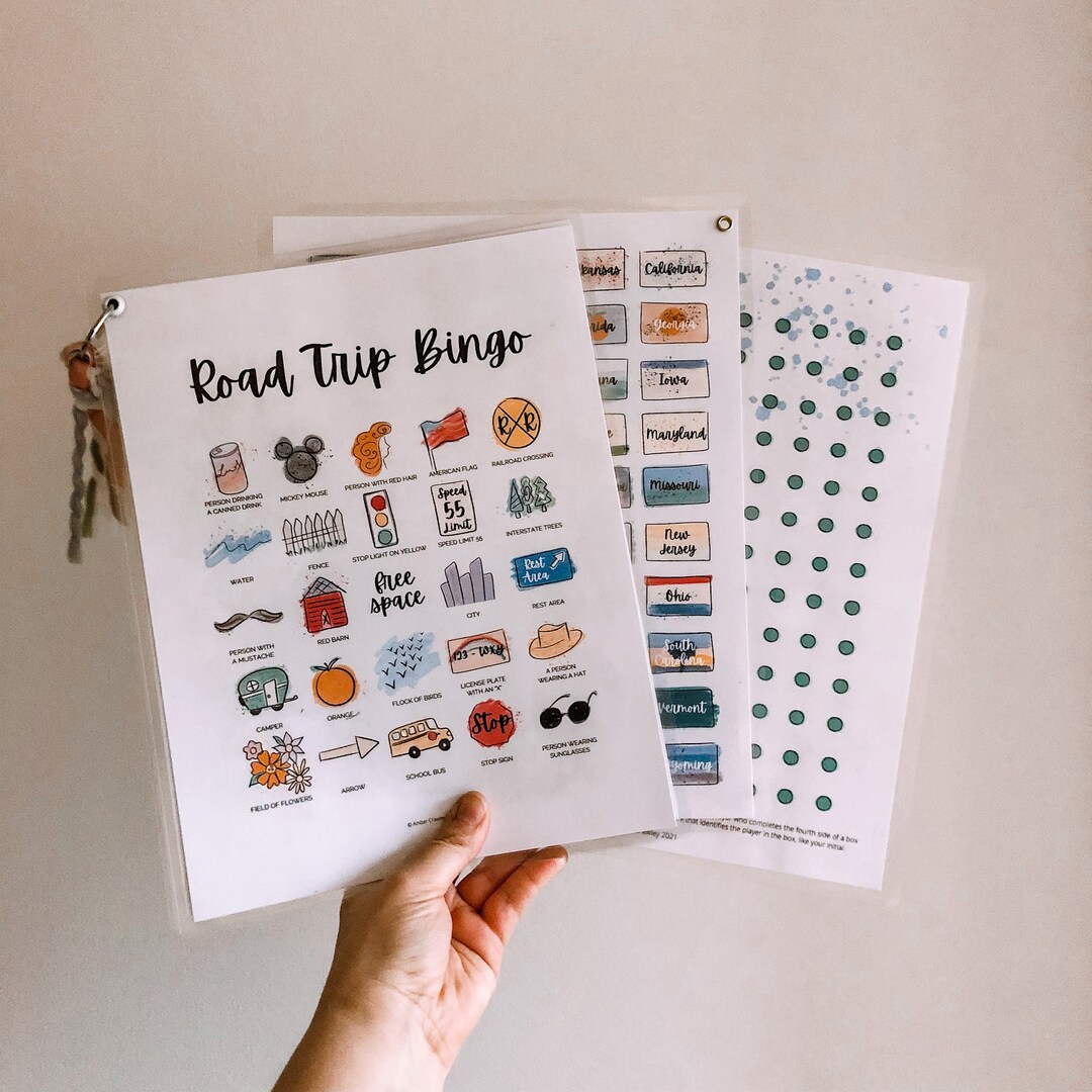 4 ROAD TRIP GAMES in One - Printable Car Games for Kids & Families - Etsy