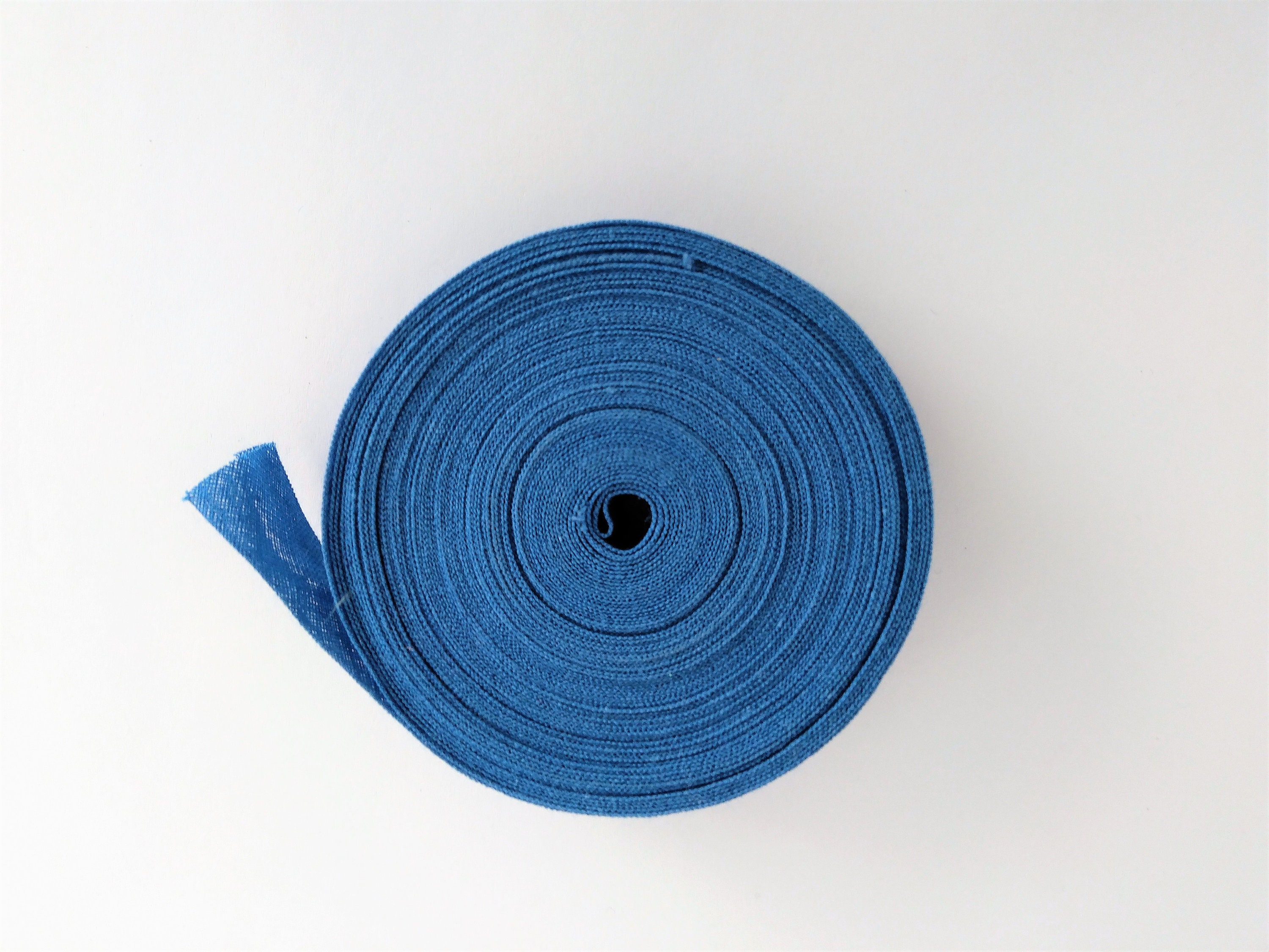 Vintage Blue Cotton Bias Tape Roll 10 Yards, 2cm Wide - Etsy