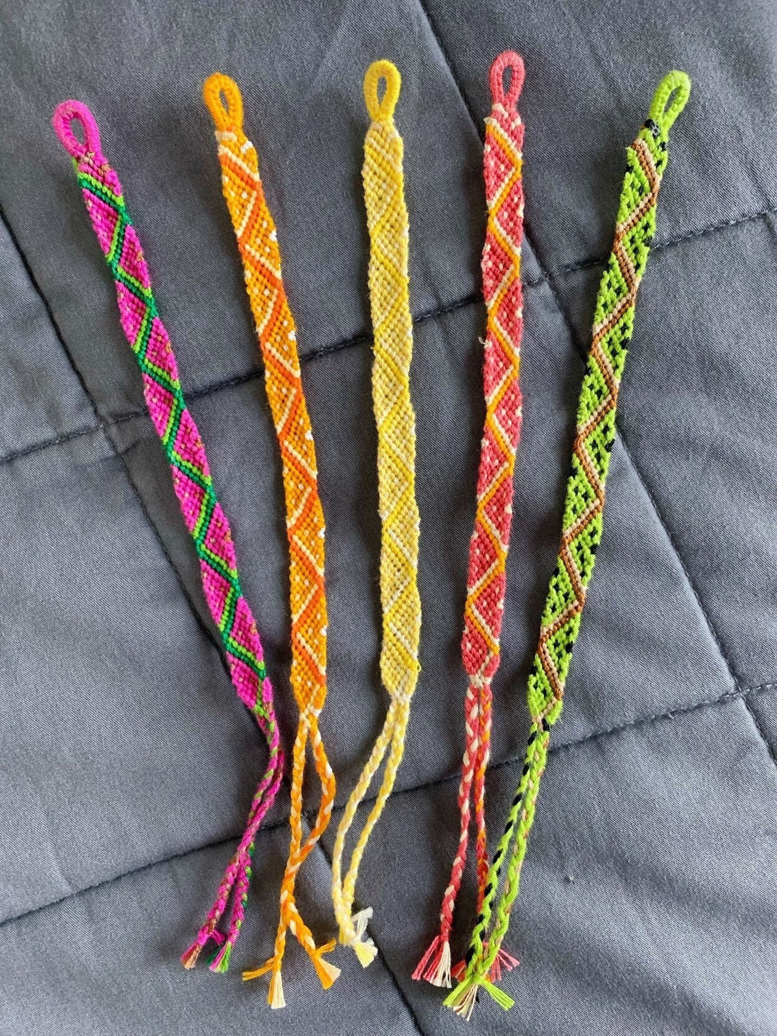 Fruit Woven Friendship Bracelet - Etsy