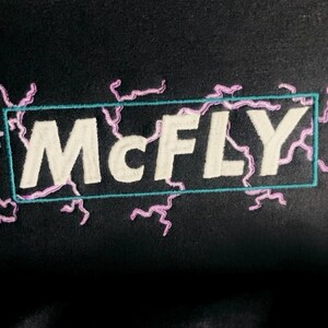 Adult Apparel - Mcfly - Logo - Lightning - Sweatshirt - Hoodie - Black ...