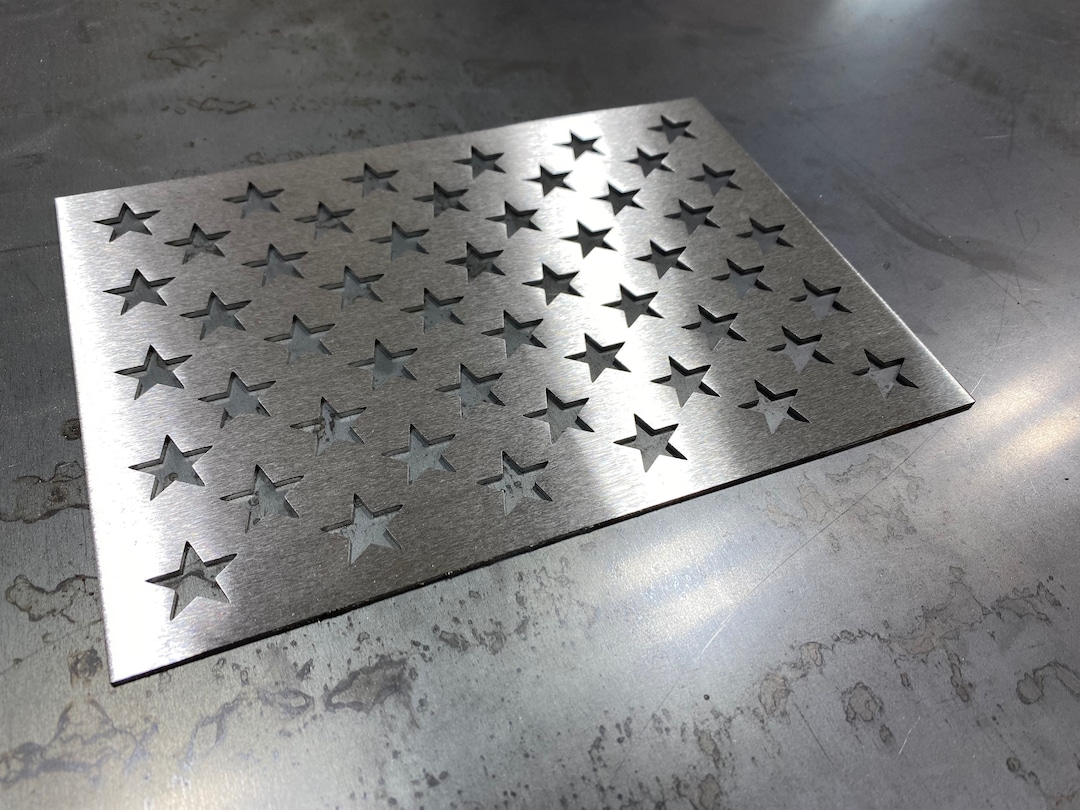Large Metal Star Stencil for 5 Foot Wide Wood American Flags, Metal ...