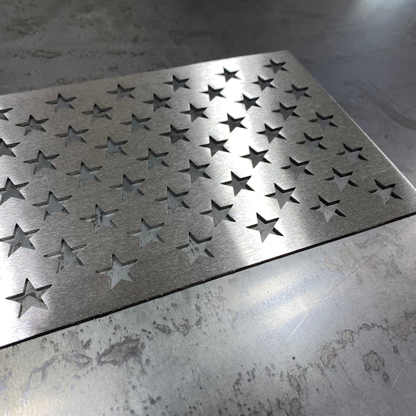 Metal Union Star Stencil - Etsy