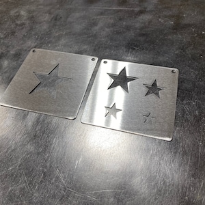 Small Metal Star Stencil - Etsy