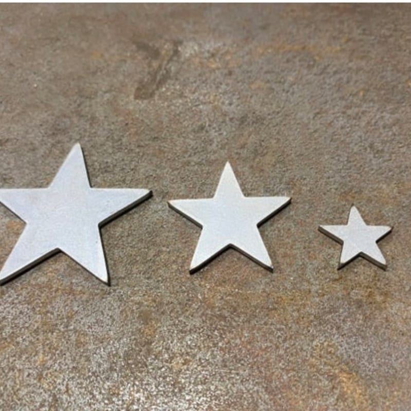 Rustic Metal Stars - Etsy