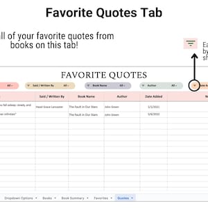 Book Tracker Spreadsheet: Reading List & Progress (google Sheets ...