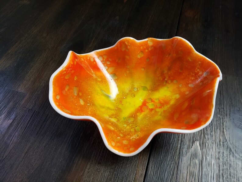 Fused Glass "butterfly Bowl" - Etsy