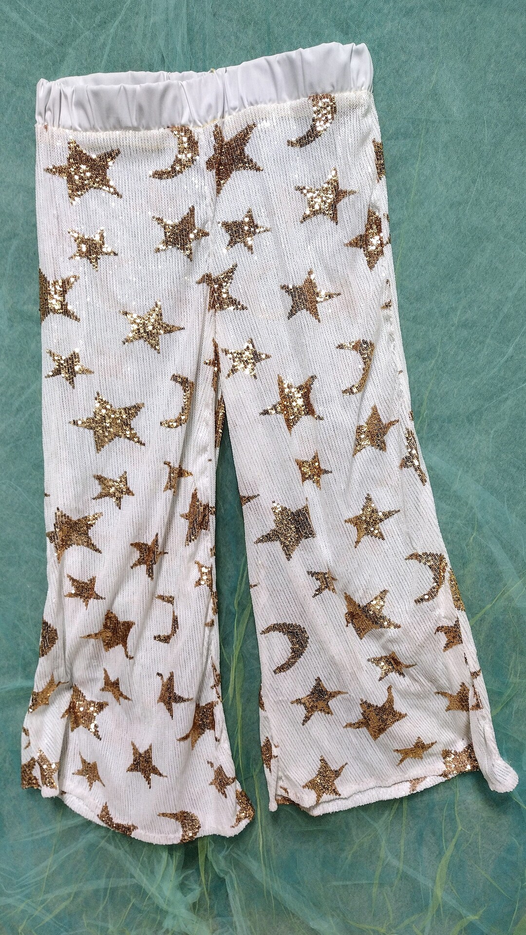Sequin Star and Moon Pants - Etsy
