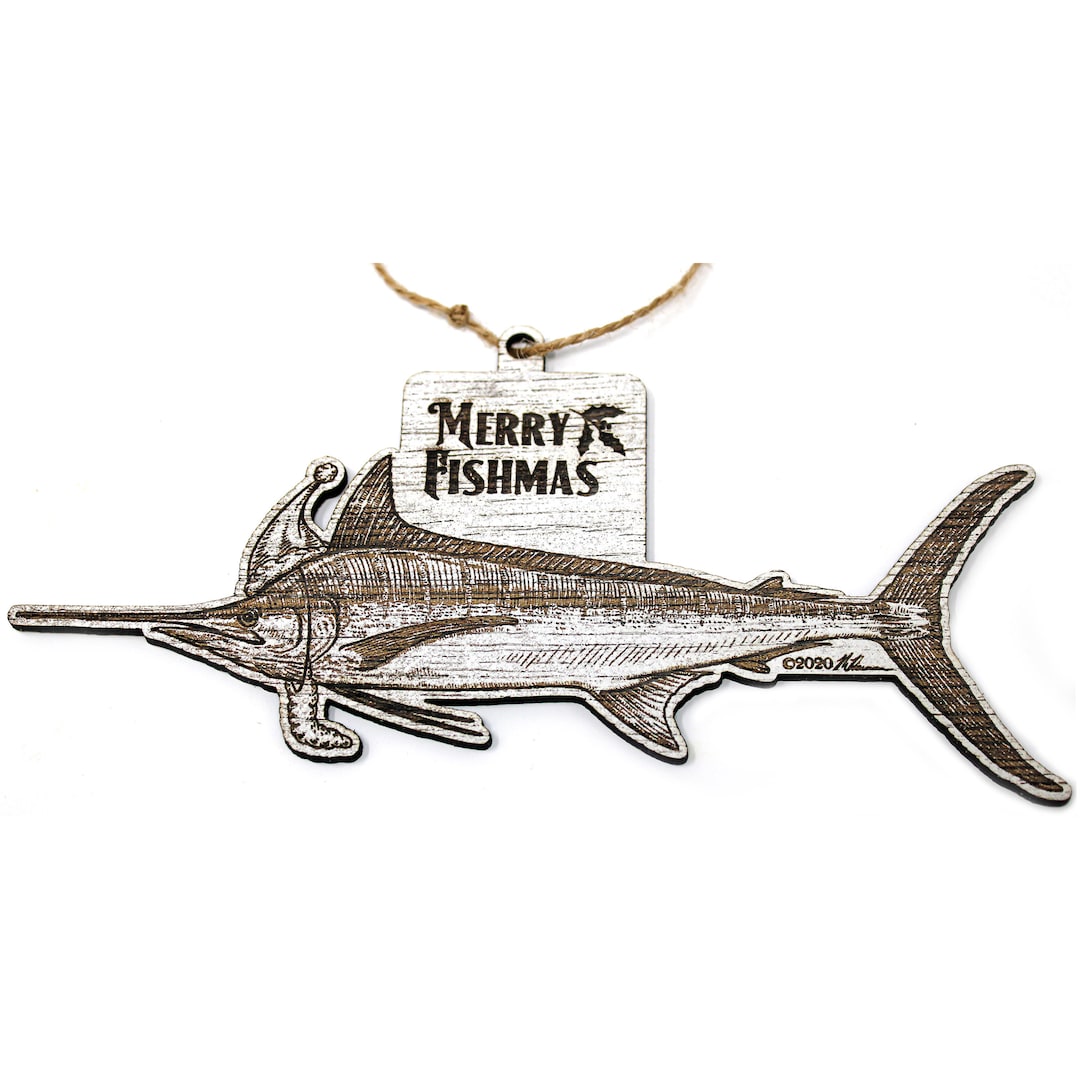 Marlin Christmas Ornament - Etsy