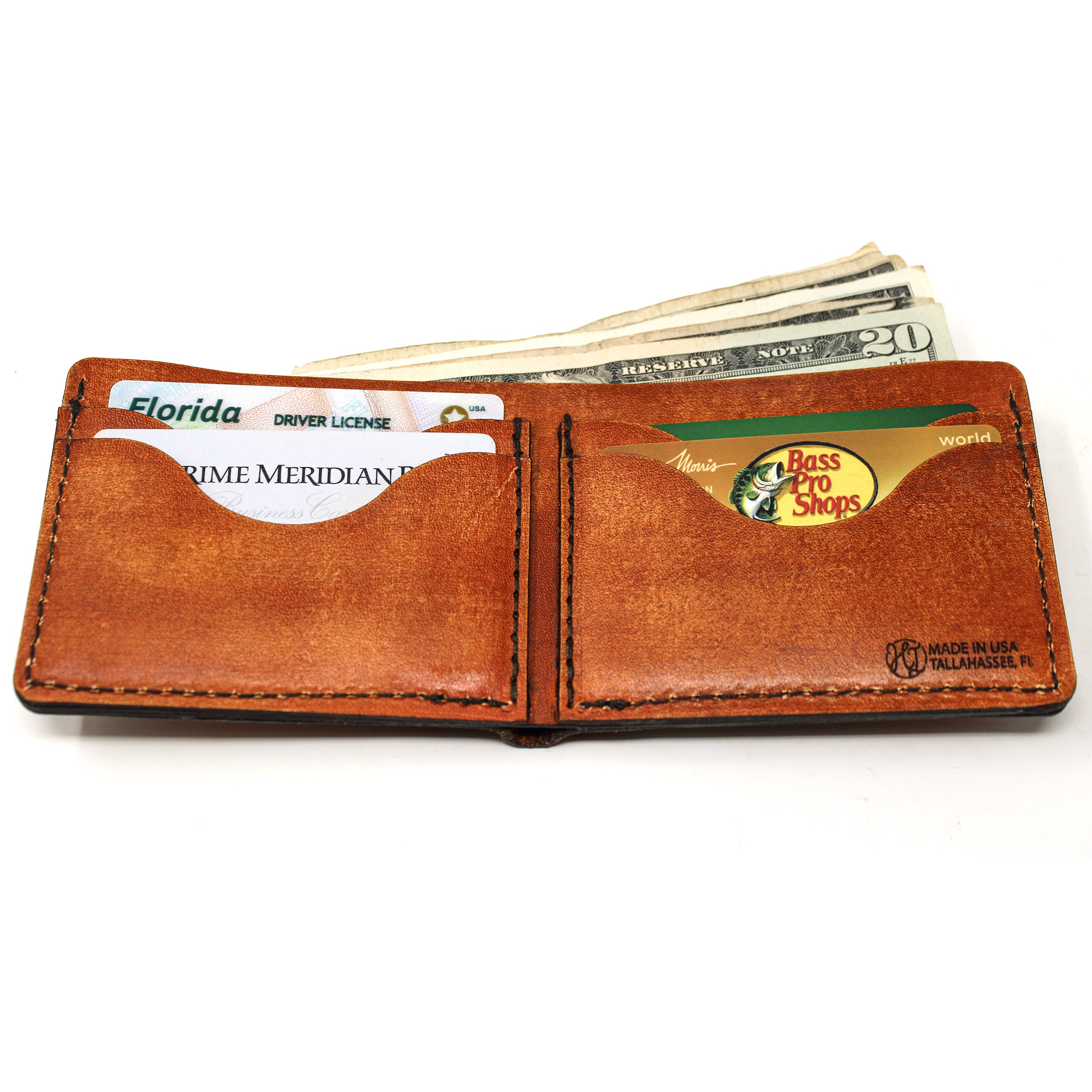 Leather Bifold Wallet - Offshore Slam - Etsy