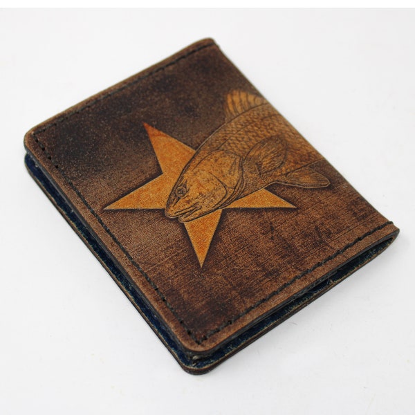 Texas Flag Custom Leather Wallet - Etsy