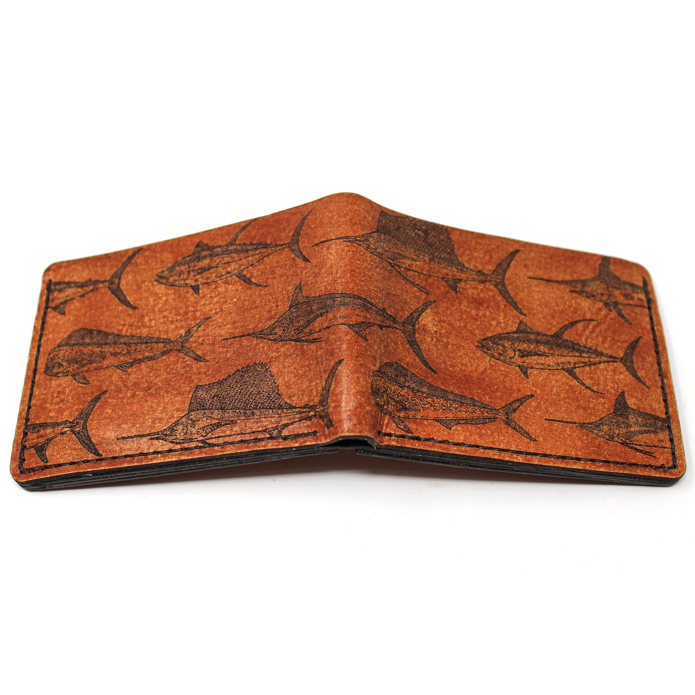 Leather Bifold Wallet Offshore Slam - Etsy