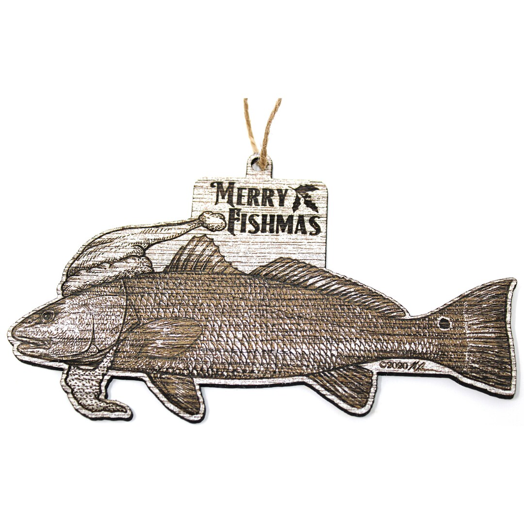 Redfish Christmas Ornament - Etsy