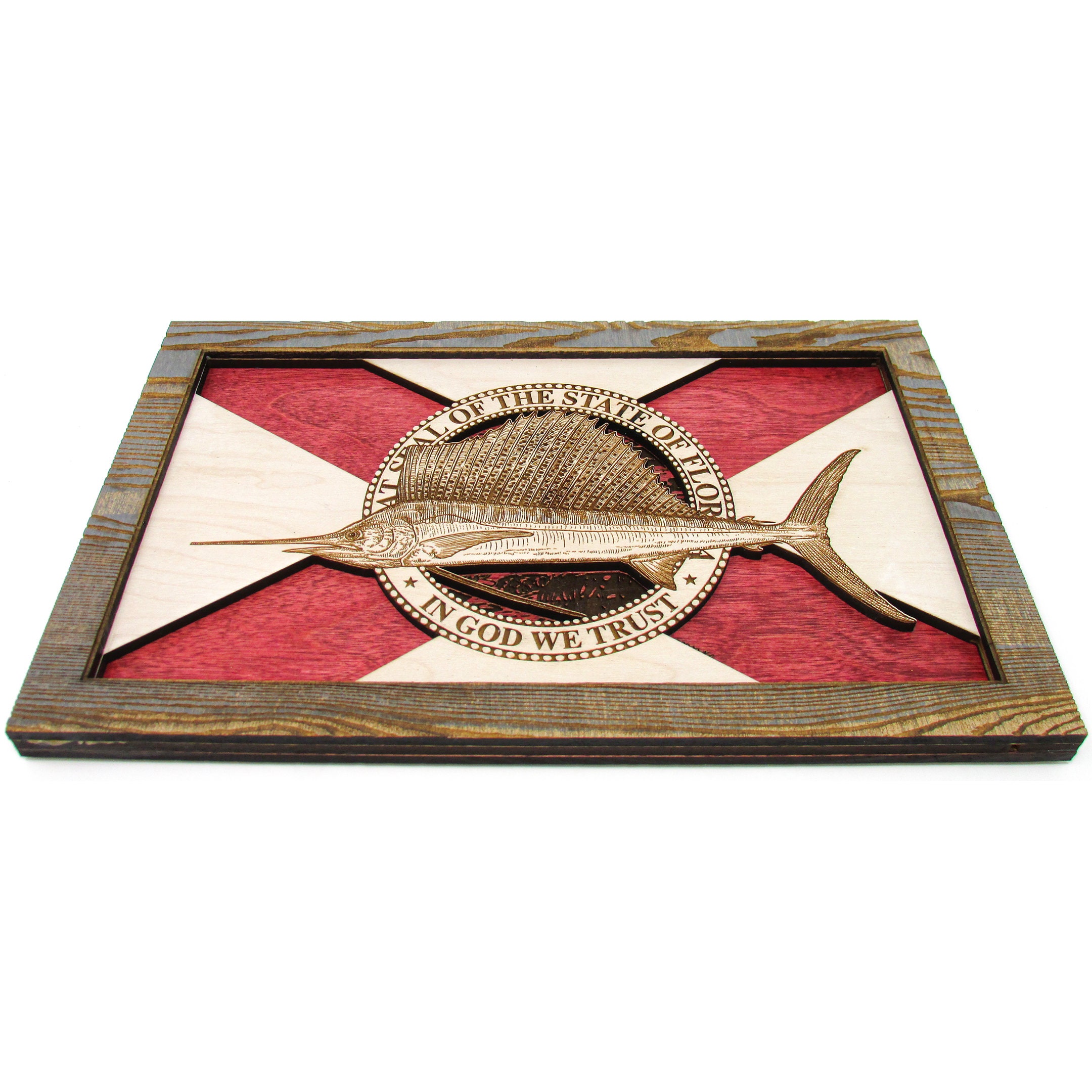 Sailfish Florida Flag Art - Etsy