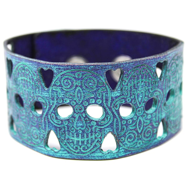 Sugar Skull Bracelet - Etsy